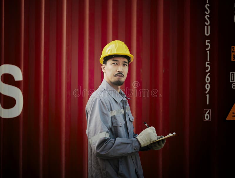 Engineer or Worker is Writing and Check on Checklist Document Stock ...