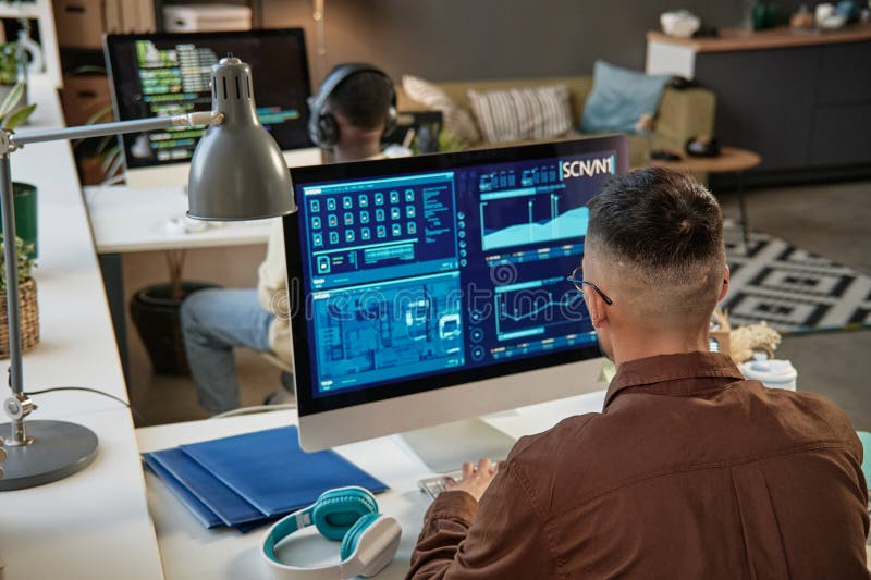 Engineer Working on Chip Development Stock Photo - Image of chip ...