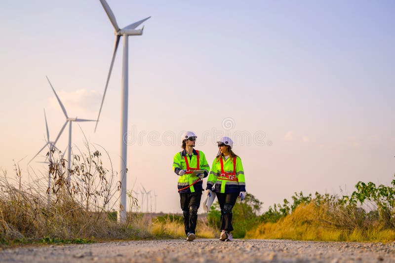 Engineer Working with Confident. Worker Outdoor Working. Mega Project ...