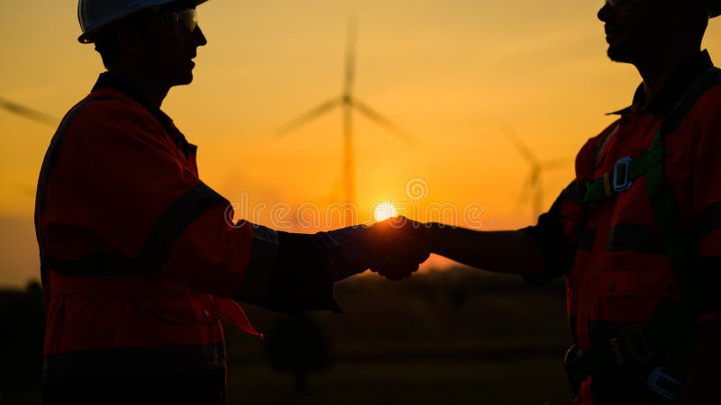 Engineer Working with Confident. Worker Outdoor Working. Mega Project ...