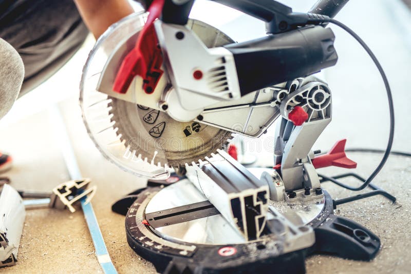 Sharp Circular Saw stock image. Image of structure, machine - 221496417