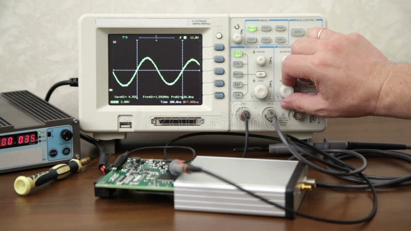 Engineer Working with Electronic Devices Stock Video - Video of service ...