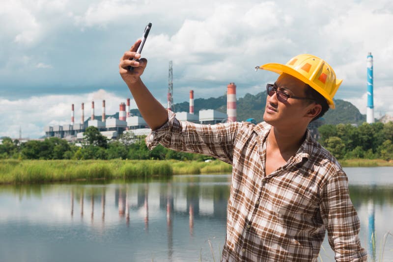Engineer is Working in the Mines Stock Image - Image of trees, stress ...