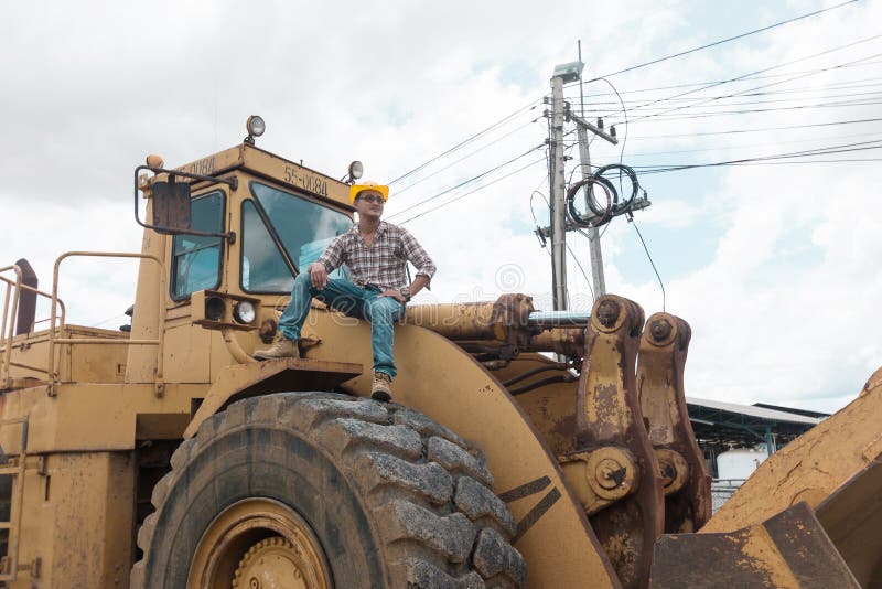 Engineer is Working in the Mines in Power Plant Stock Image - Image of ...
