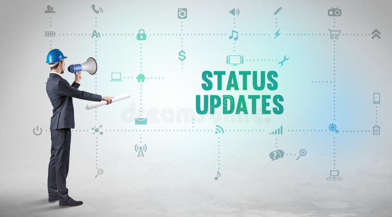 Engineer Working on a New Social Media Stock Photo - Image of ...