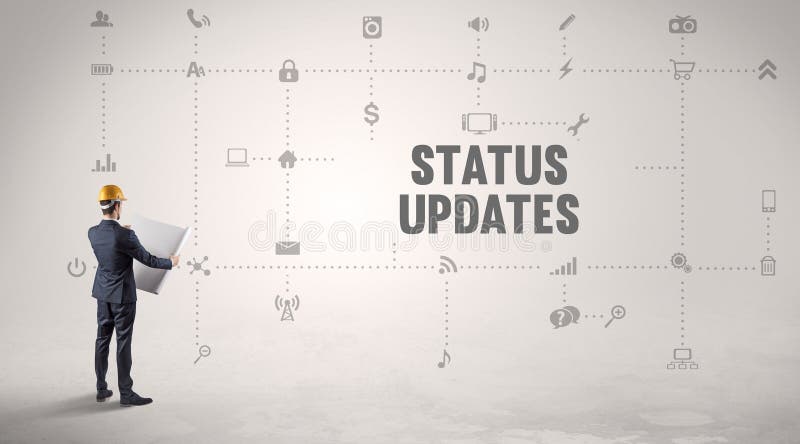 Engineer Working on a New Social Media Stock Image - Image of abstract ...