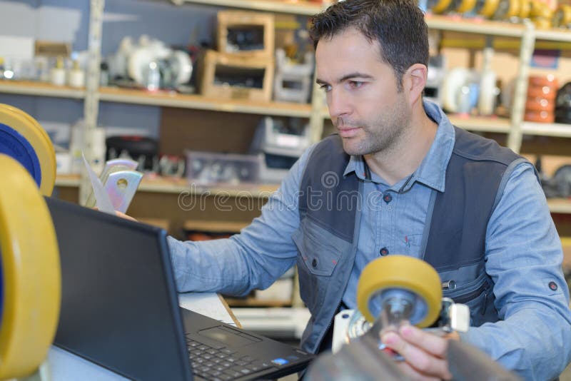 Engineer Working on Project Stock Photo - Image of home, development ...