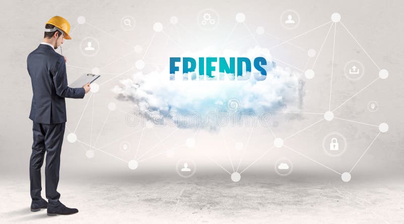 Engineer Working on a Social Media Concept Stock Photo - Image of ...