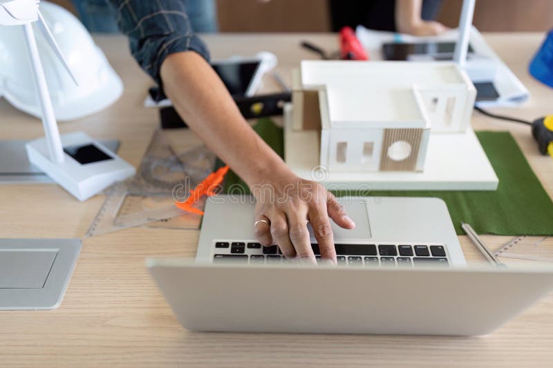 Sustainability and Engineering. Engineer Focusing on Eco-friendly ...