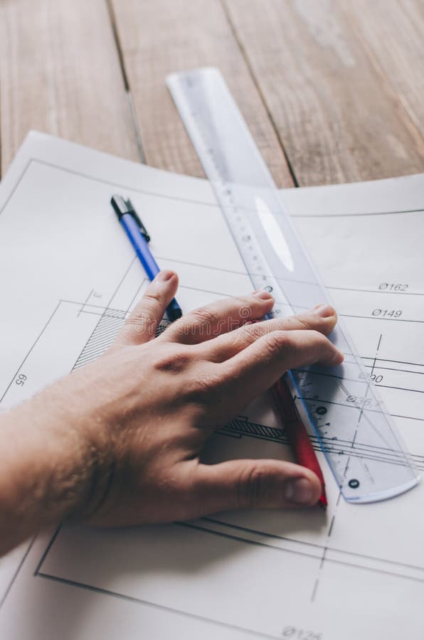 Engineer Workspace Concept stock photo. Image of modern - 95464694