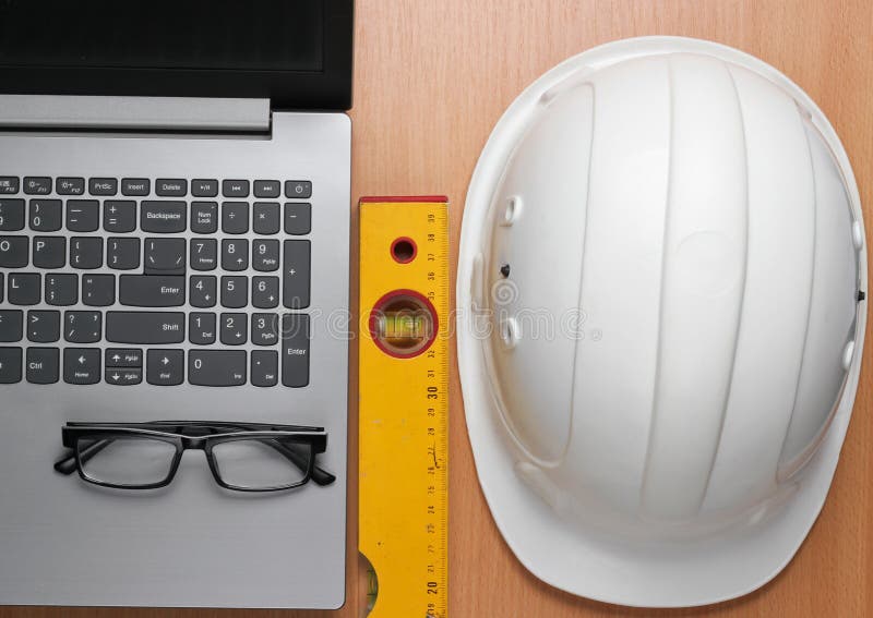 Engineering and Construction Equipment. Flat Lay Stock Image - Image of ...