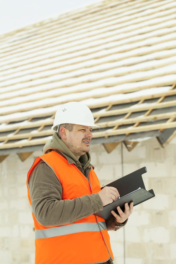 Engineer writing stock photo. Image of contractor, architecture - 29462156