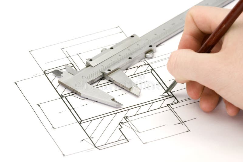 Engineering stock photo. Image of technical, layout, planner - 12988002
