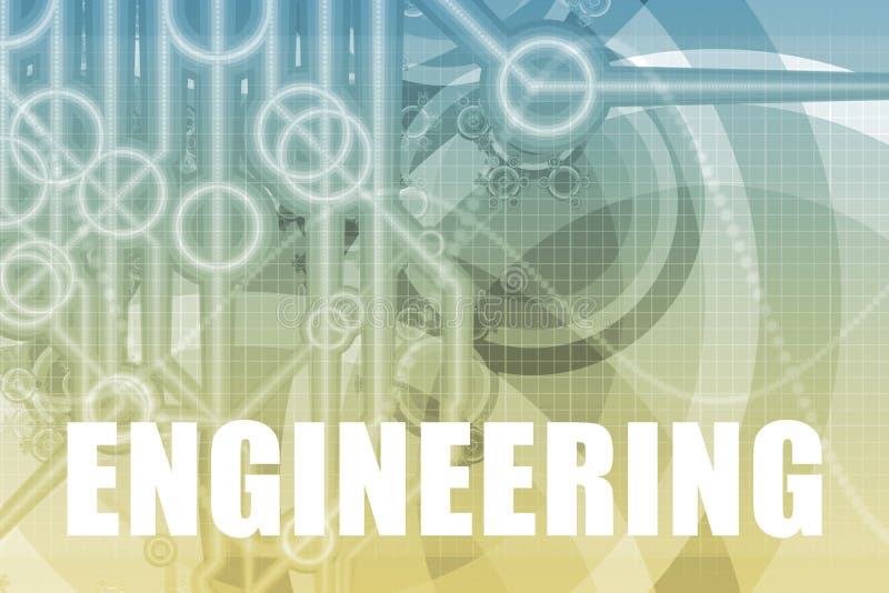 Mechanical Engineering Science Abstract Background Stock Illustration ...