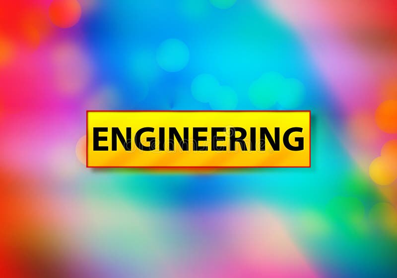 Engineering Abstract Colorful Background Bokeh Design Illustration ...
