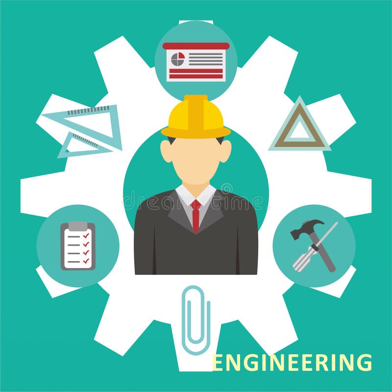 Engineering Activity Illustration Template Stock Vector - Illustration ...