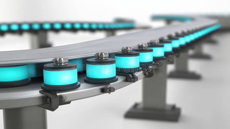 The Engineering Aesthetics of Empty Conveyor Belts are Highlighted ...