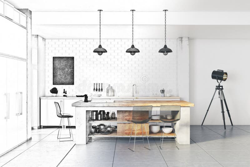 Engineering and Architecture Concept Stock Illustration - Illustration ...