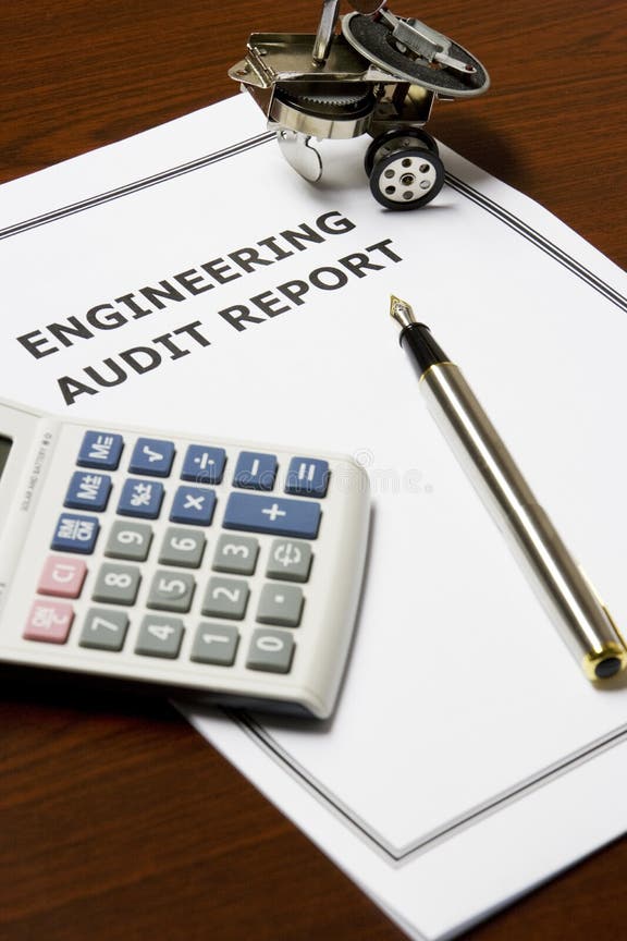 Engineering Audit Report stock photo. Image of reporting - 10242014