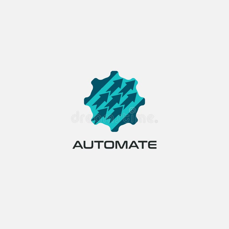 Engineering Automate System Control Logo Stock Vector - Illustration of ...