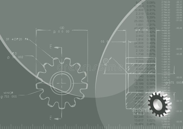 Engineering background stock illustration. Illustration of planning ...