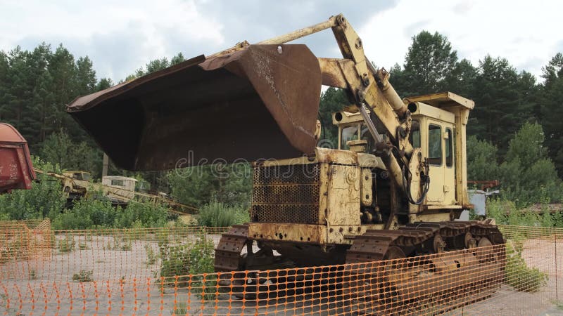 Engineering Bulldozer Vehicle Used during Liquidation of Aftermath of ...