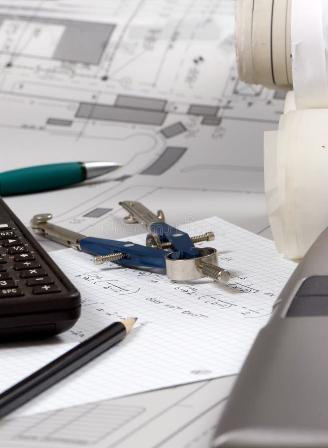Engineering Calculations stock image. Image of labor, notes - 2216675
