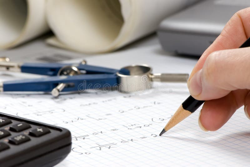 Engineering Calculations stock image. Image of calculate - 2216693