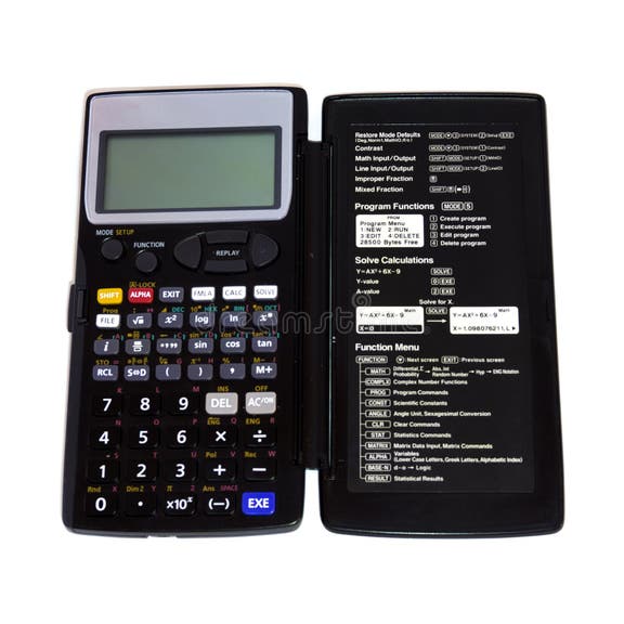 Engineering Calculator Isolated Stock Image - Image of calculate ...
