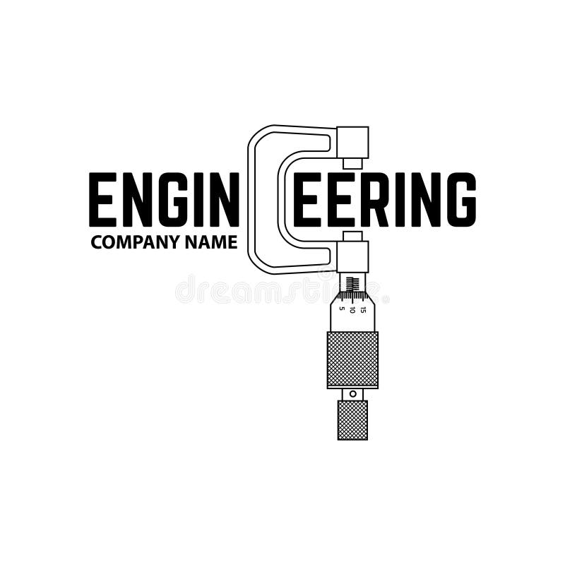 Engineering Company Logo Template. Stock Vector - Illustration of logo ...