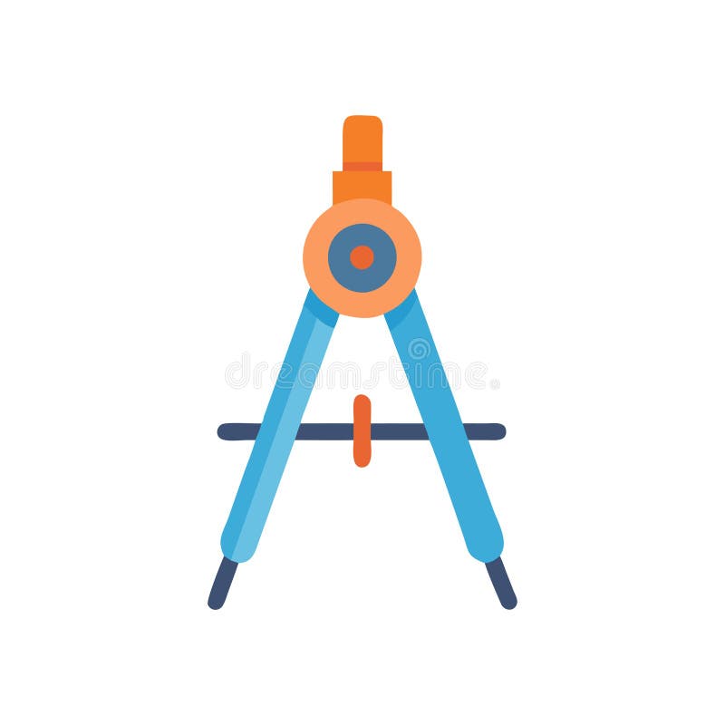 Engineering Compass Icon stock vector. Illustration of outline - 351935635