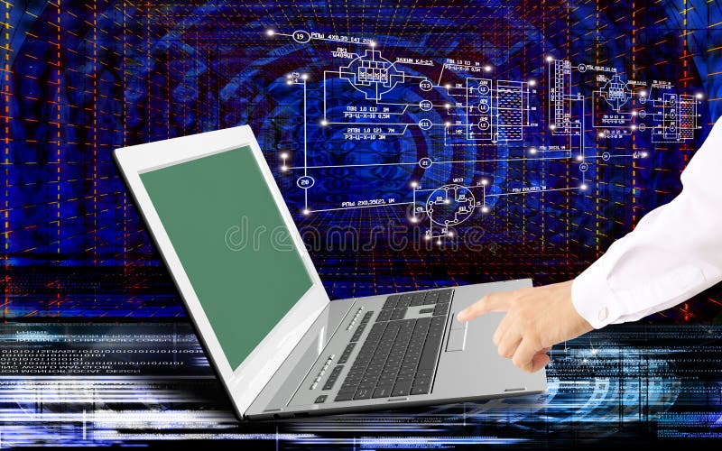 Engineering Computer Internet Technologies Stock Photo - Image of ...