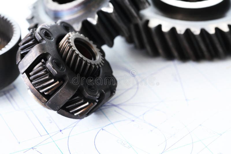 Set of Gears stock photo. Image of detail, machinery - 320193362