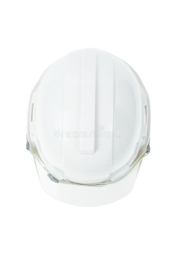Engineering Concept, Safety Helmet, Top View on White Stock Photo ...