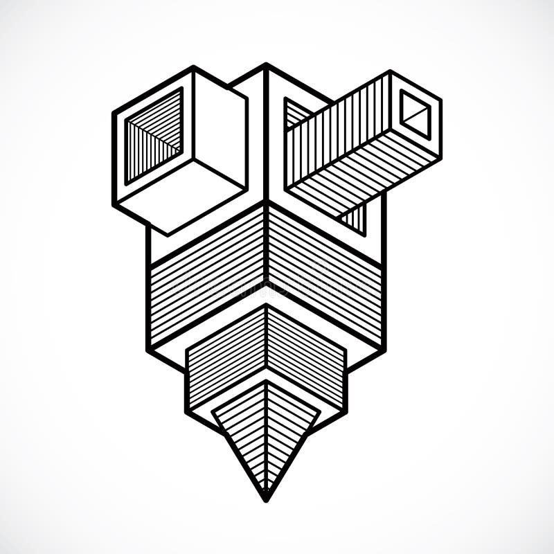 Engineering Construction, Abstract Vector. Stock Vector - Illustration ...