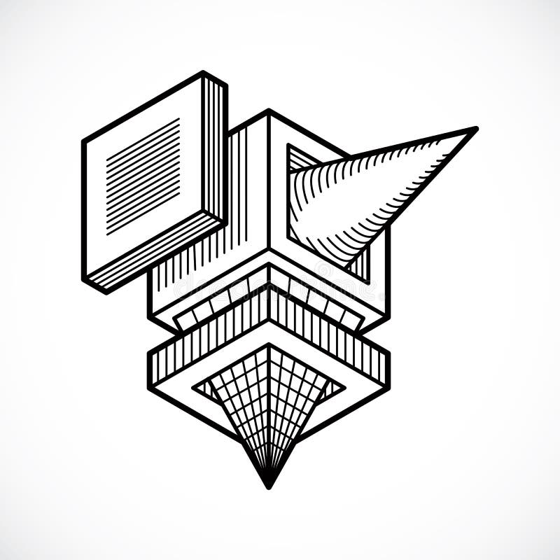 Engineering Construction, Abstract Vector. Stock Vector - Illustration ...