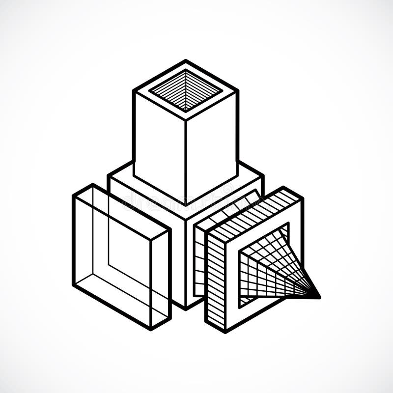 Engineering Construction, Abstract Vector. Stock Vector - Illustration ...