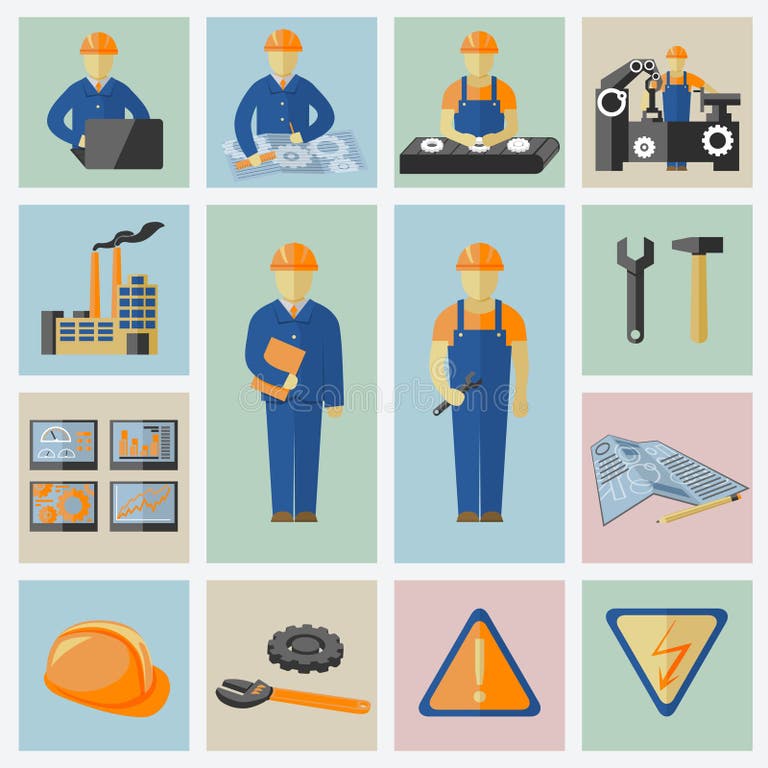 Construction Engineering Icons Stock Illustrations – 25,294 ...
