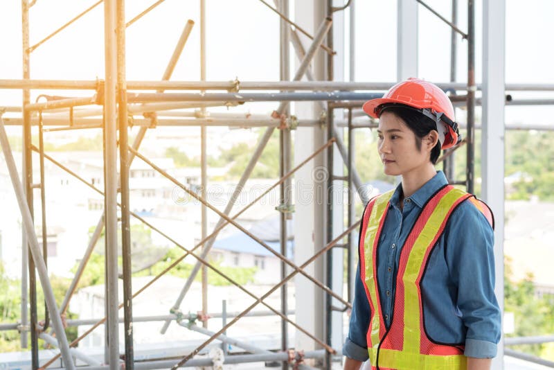 Engineering Construction Teamwork Concept : Professional Engineer Work ...