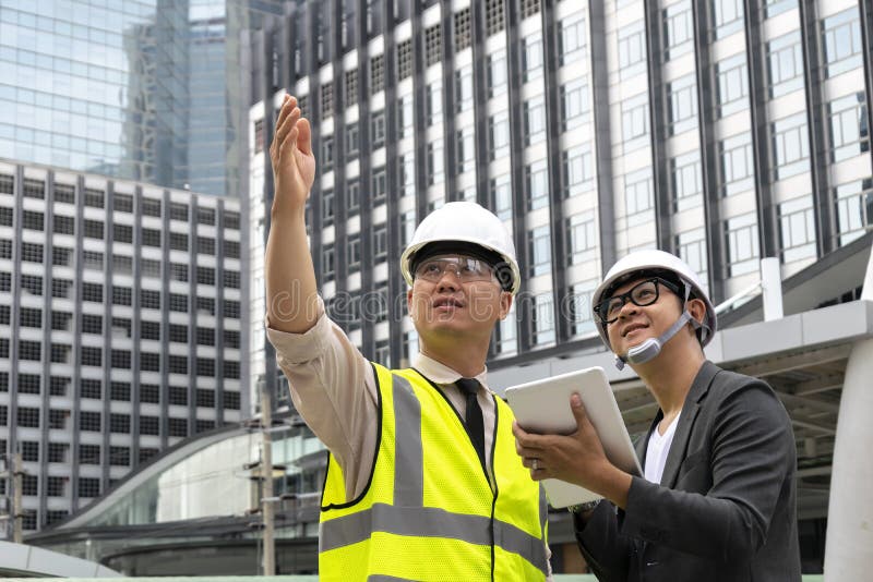 Engineering Consultants with Architects. Stock Photo - Image of manager ...