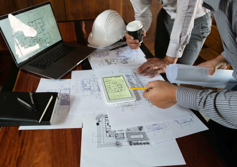 Engineering, Consulting, Design, Construction, with Colleagues, Plan ...