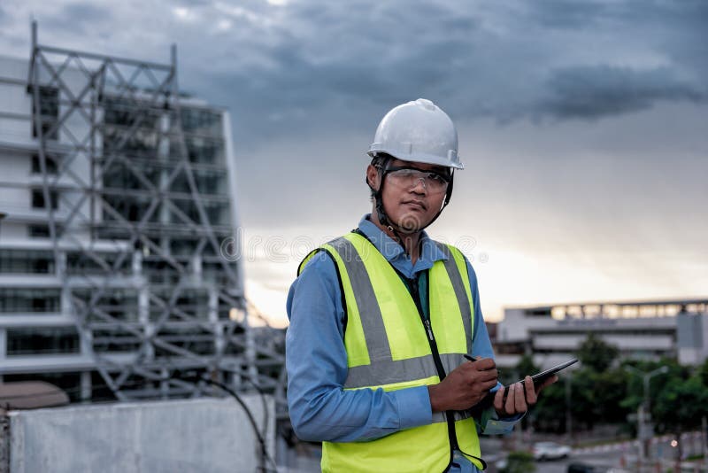 Building Inspector, Civil Engineering and Construction Business Stock ...