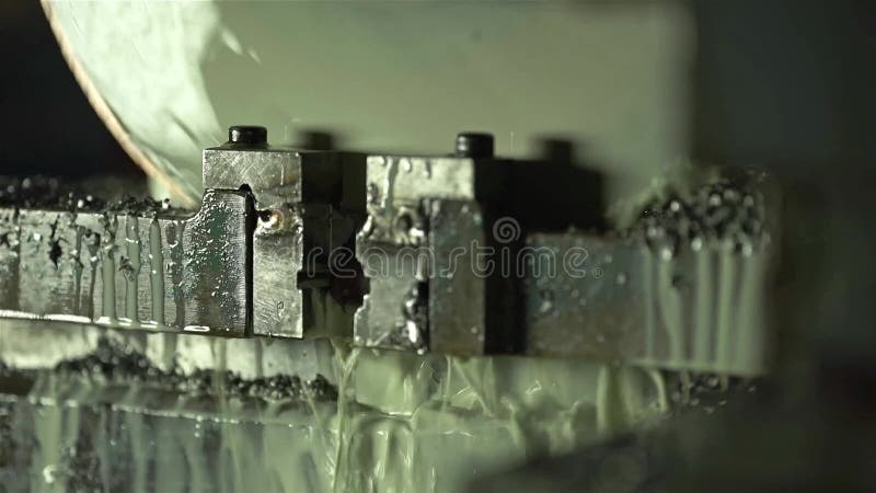 Engineering Cutting Machines with White Liquid Coming Out - Slider ...