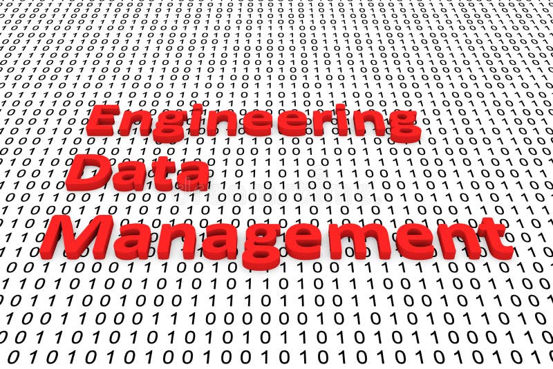 Engineering Data Management Stock Illustration - Illustration of ...