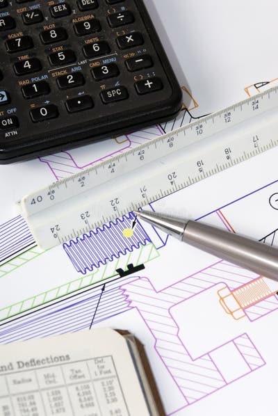 Engineering Design 1 stock photo. Image of notes, numbers - 1169794