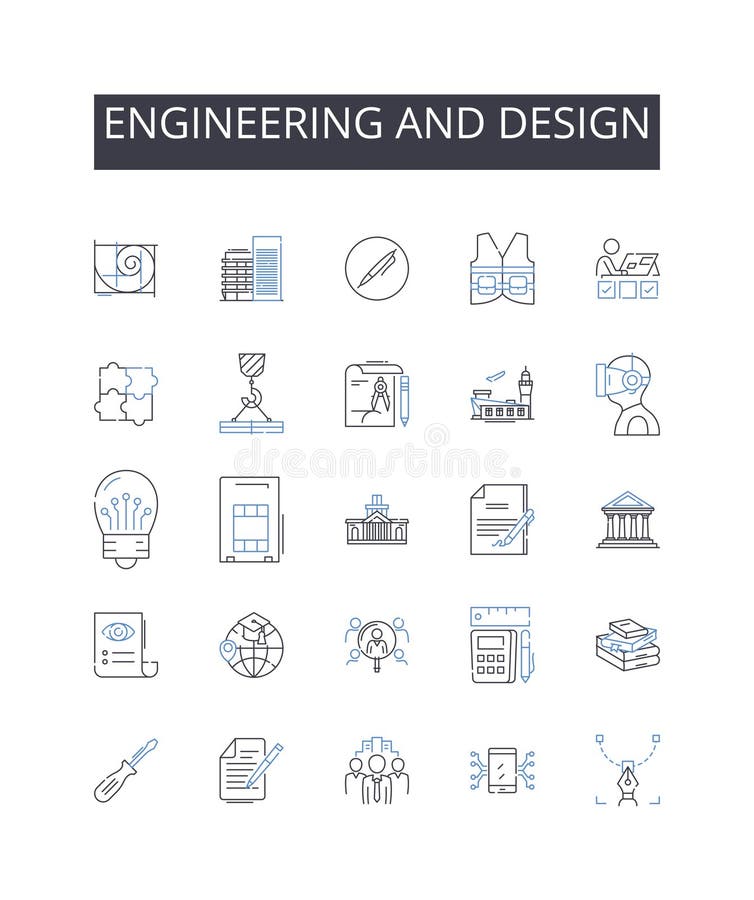 Engineering and Design Line Icons Collection. Satisfaction ...