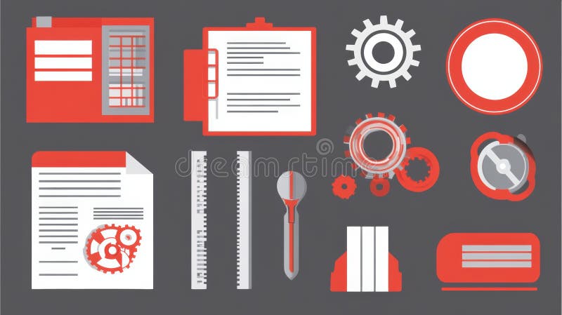 Engineering Design Process stock illustration. Illustration of project ...