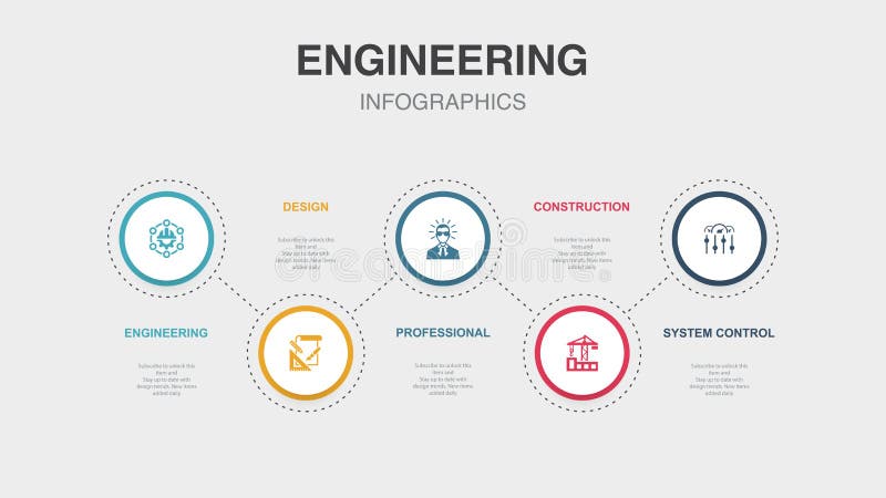 Engineering, Design, Professional Stock Vector - Illustration of filled ...