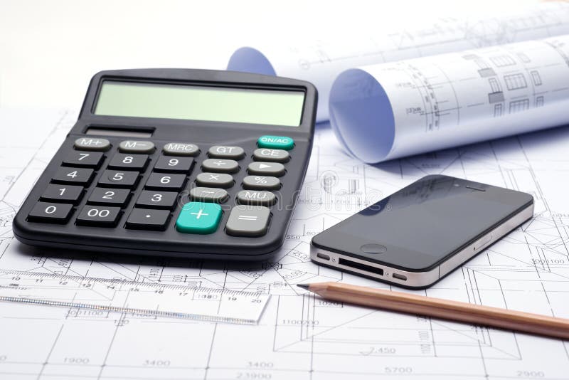 Engineering Design with Smartphone Stock Photo - Image of engineering ...