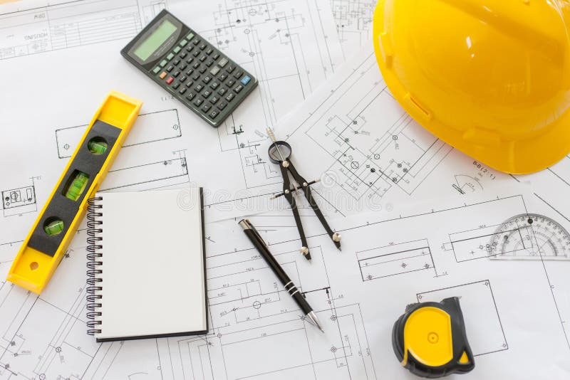 Engineering Diagram Blueprint Paper Drafting Project Sketch ...